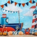 Nautical Theme Cake Smash Backdrop, Nautical Backdrop, Boat Backdrop ...