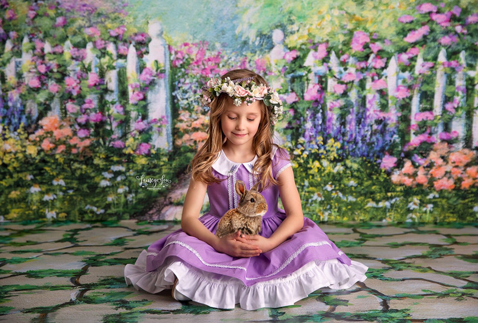 Garden Fence Photography Backdrop Spring Photo Prop Spring - Etsy