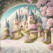 Princess Castle Backdrop Castle Backdrop for Party Castle Photo ...