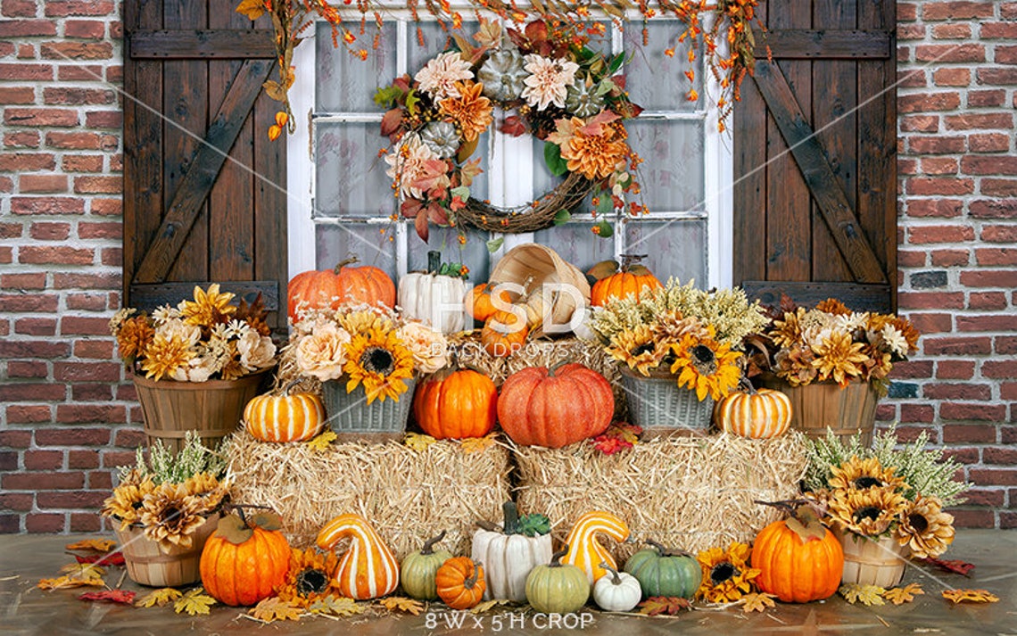 Fall Photo Backdrop Fall Backdrop for Pictures Fall Photo | Etsy