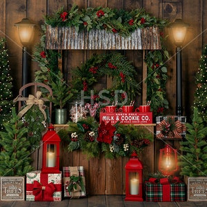 Christmas Backdrop for Photography, Christmas Themed Backdrop ...