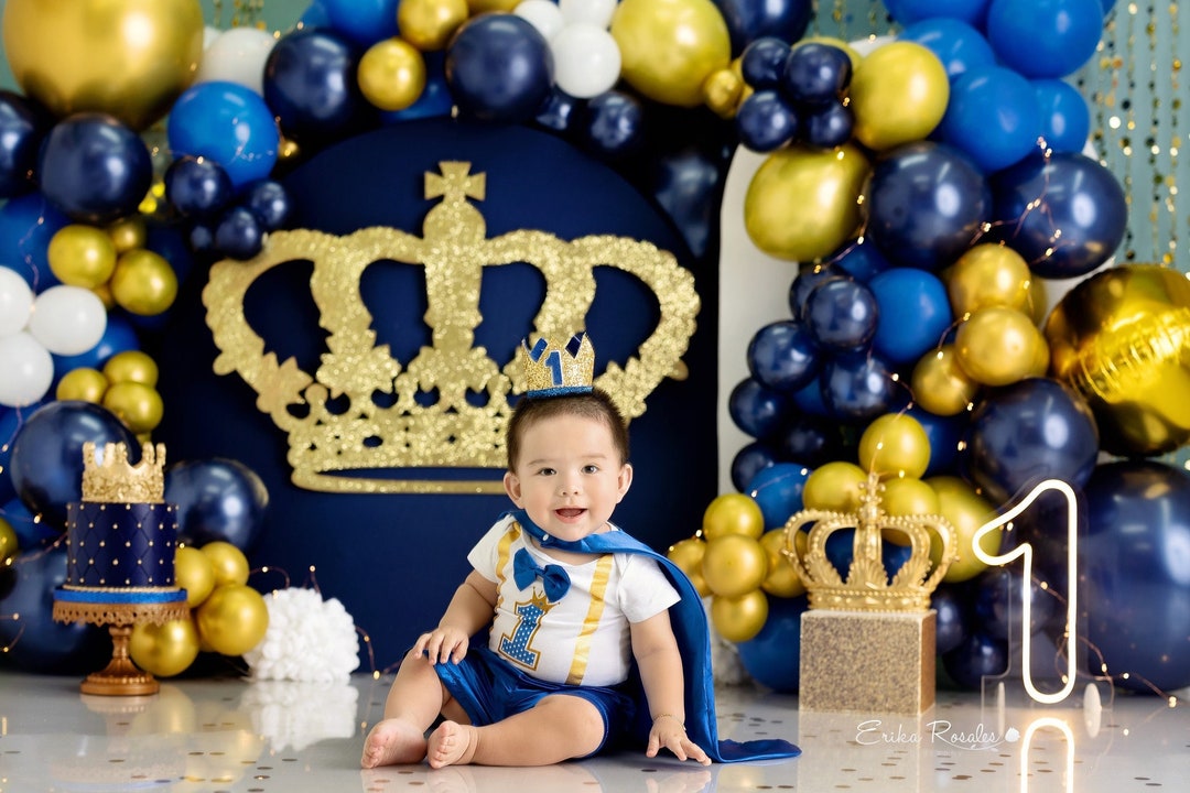 Royal Prince Backdrop - Prince Theme Birthday Backdrop - Printed ...