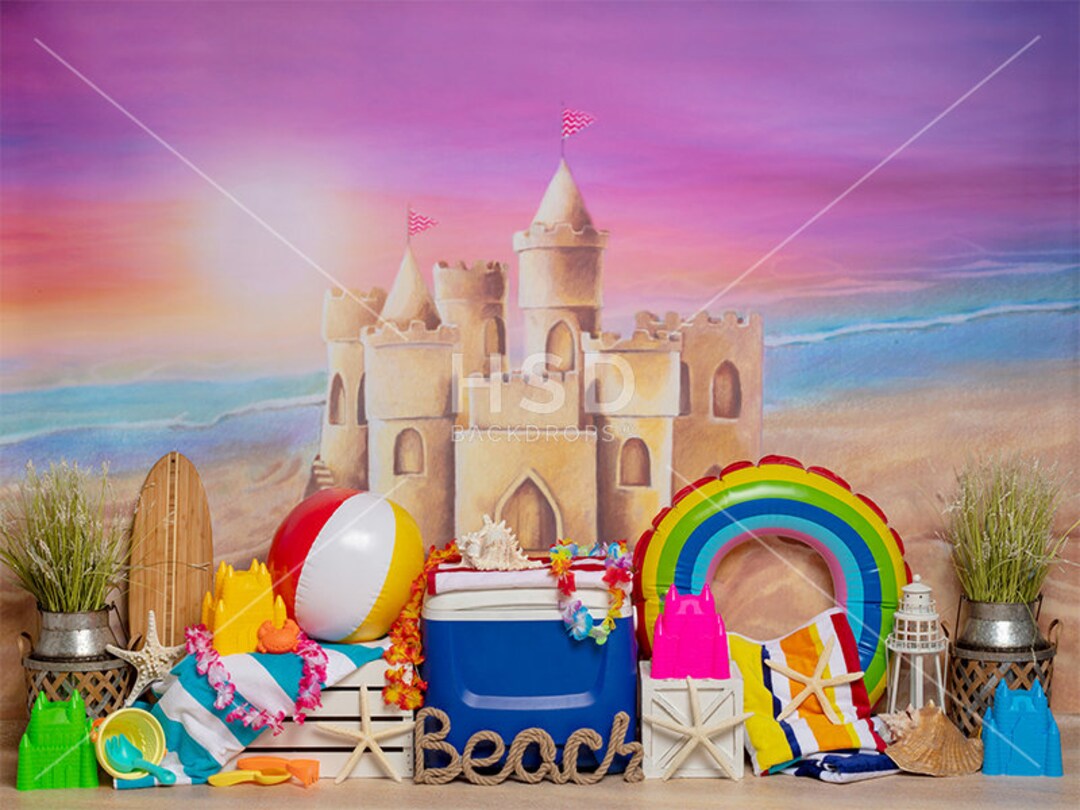 Beach Backdrop, Beach Scene Backdrop, Beach Backdrops for Photography ...