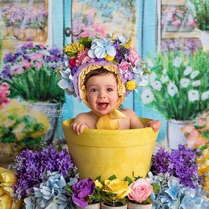 Flower Shop Photography Backdrop Spring Photo Prop Spring Photo ...