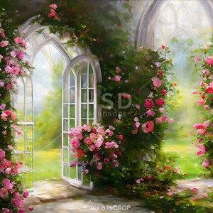 Spring Backdrop Floral, Spring Photo Backdrop, Spring Backdrop for ...