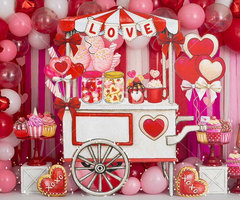 Valentine Backdrop Valentines Day Photo Backdrop Valentines - Etsy