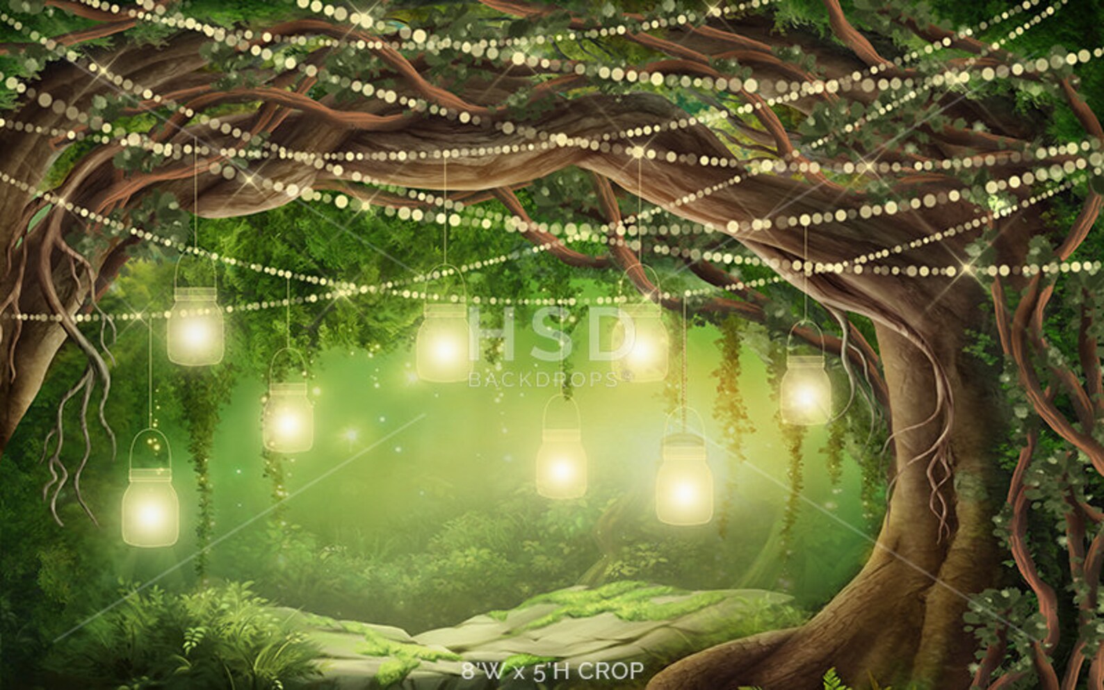 Enchanted Forest Backdrop Enchanted Garden Backdrop Cake - Etsy