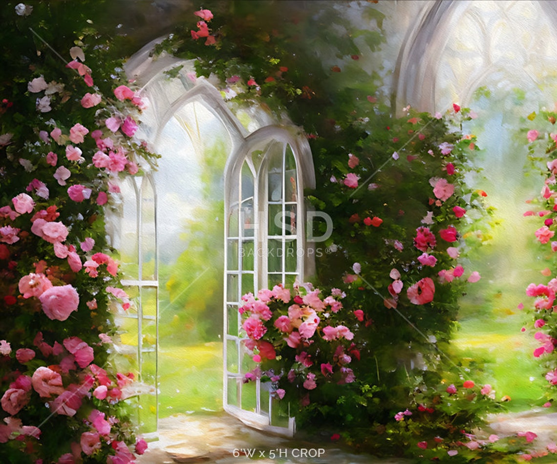 Spring Backdrop Floral Spring Photo Backdrop Spring Backdrop - Etsy