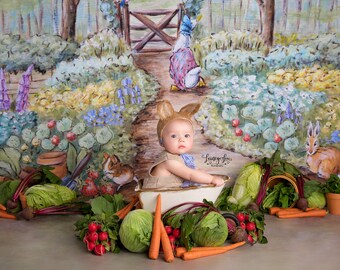 Peter Rabbit Backdrop - Etsy