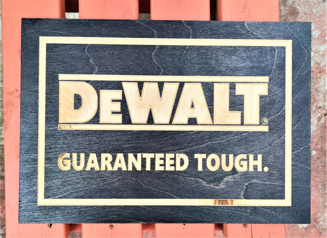 Dewalt Tools Carve Wood Sign Wall Art Man Cave Tool Black - Etsy