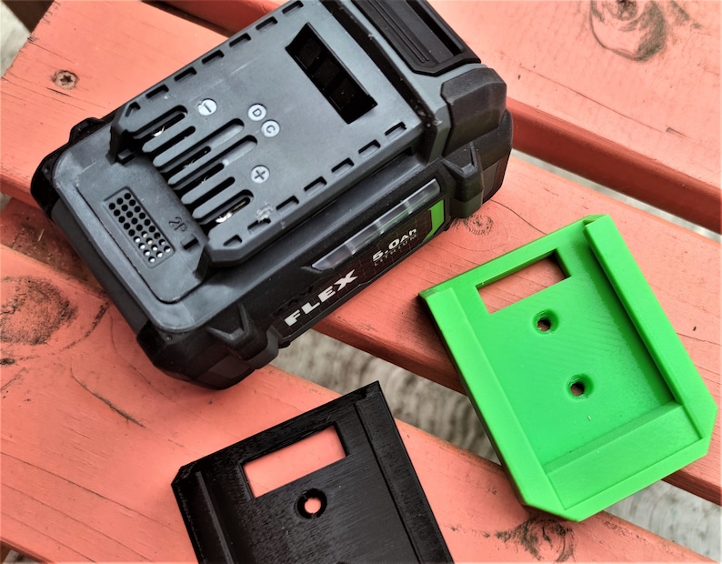 Flex Tools Cordless 24v Battery Holder Mount Hanger Storage | Etsy