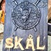 Viking Skal 3D Carve Wood Sign Norse Wall Art Man Cave - Etsy