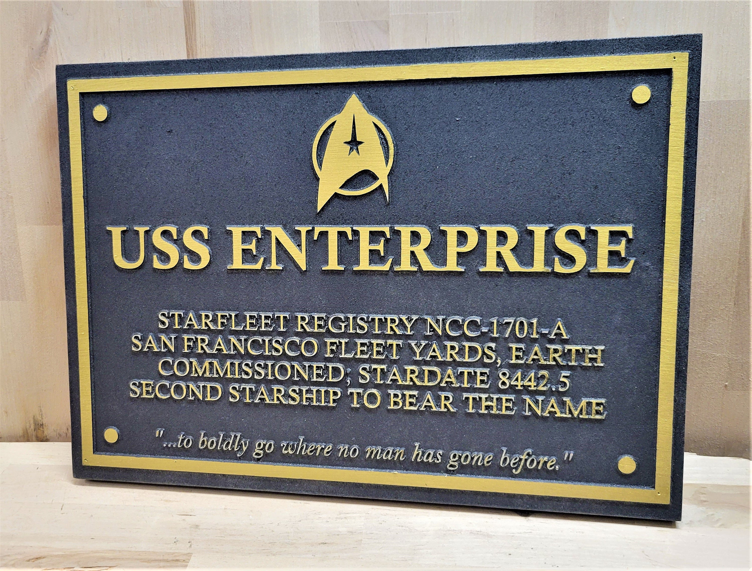 Star Trek Dedication Plaques