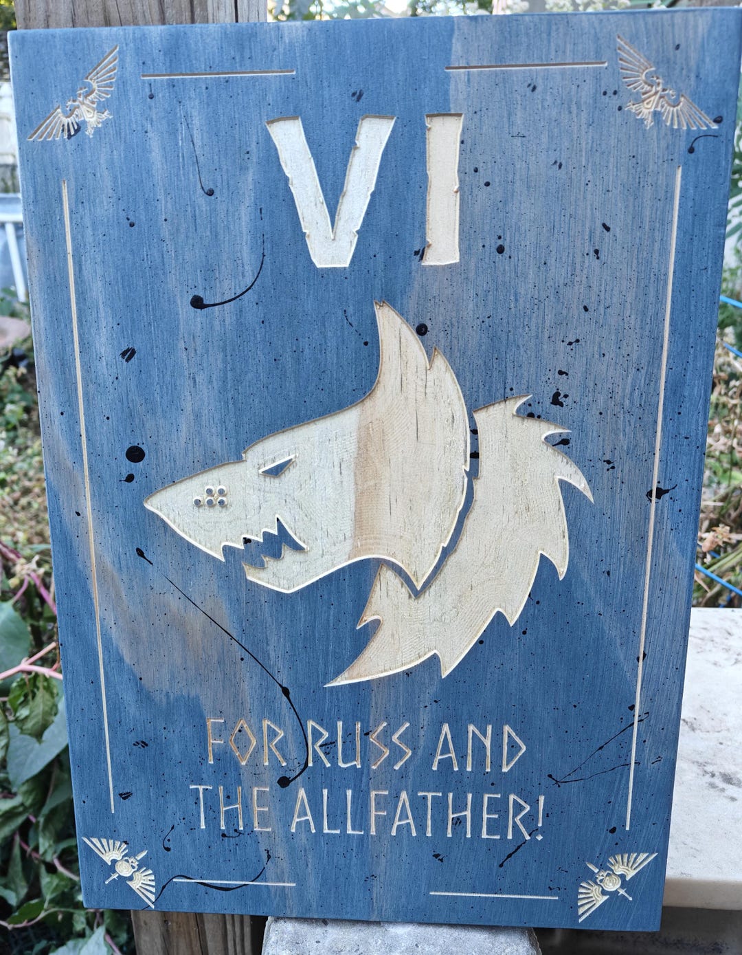 Wall Art Space Wolves Motto Space Marines Warhammer 40k Astartes - Etsy
