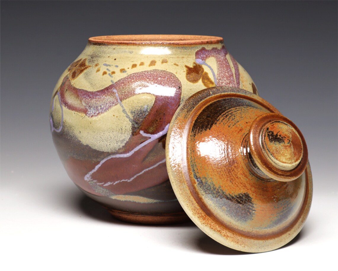 Memorial Urn 160 Cu. In. Covered Jar Hand Thrown Urn - Etsy