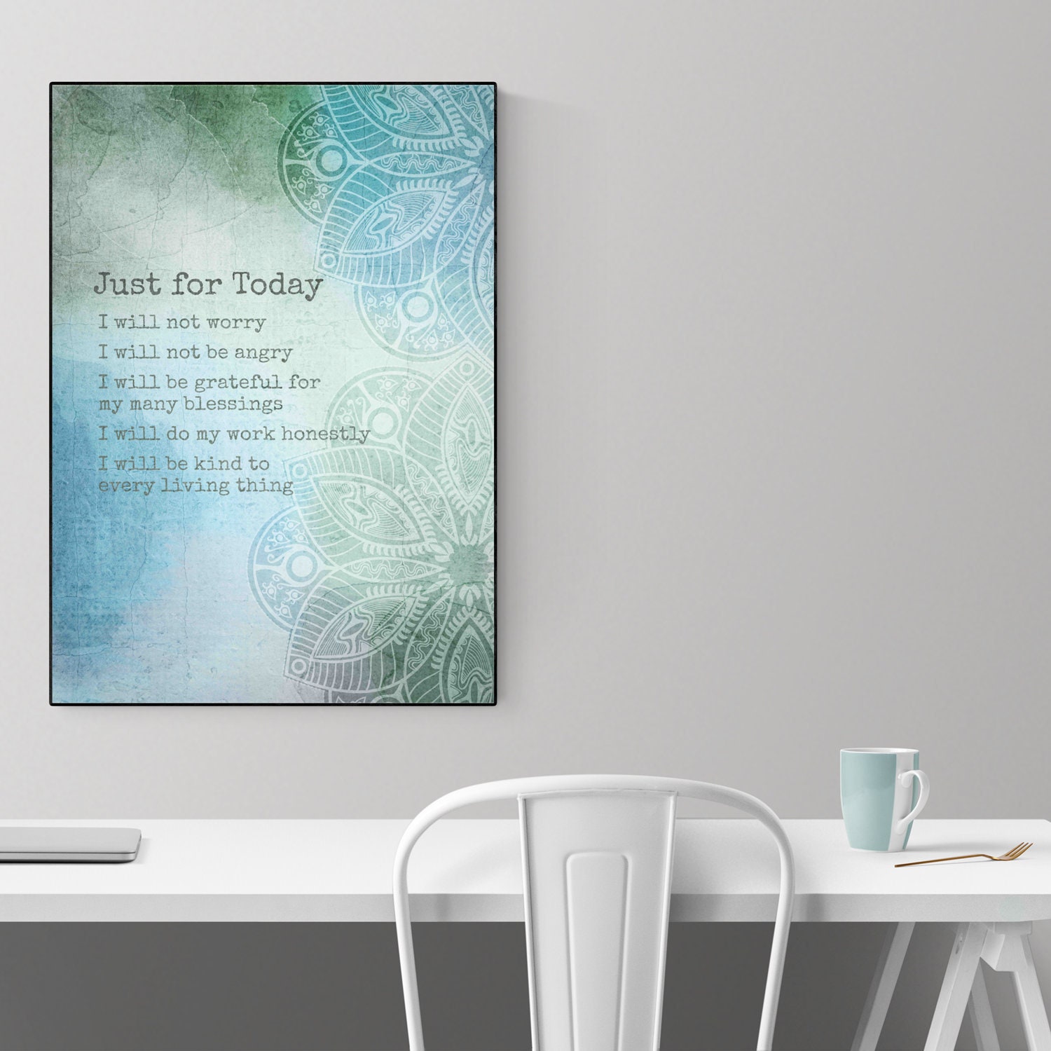 Printable Reiki Principles - Just for Today Reiki Prayer - Reiki 5 ...