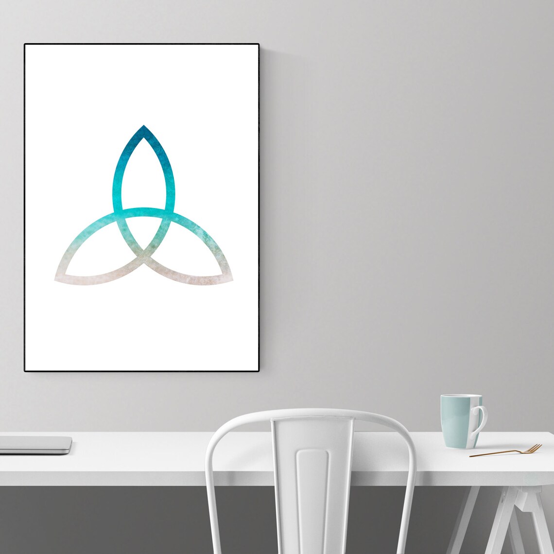 Instant Download Printable Art - Trinity Symbol - Triquetra - Celtic ...
