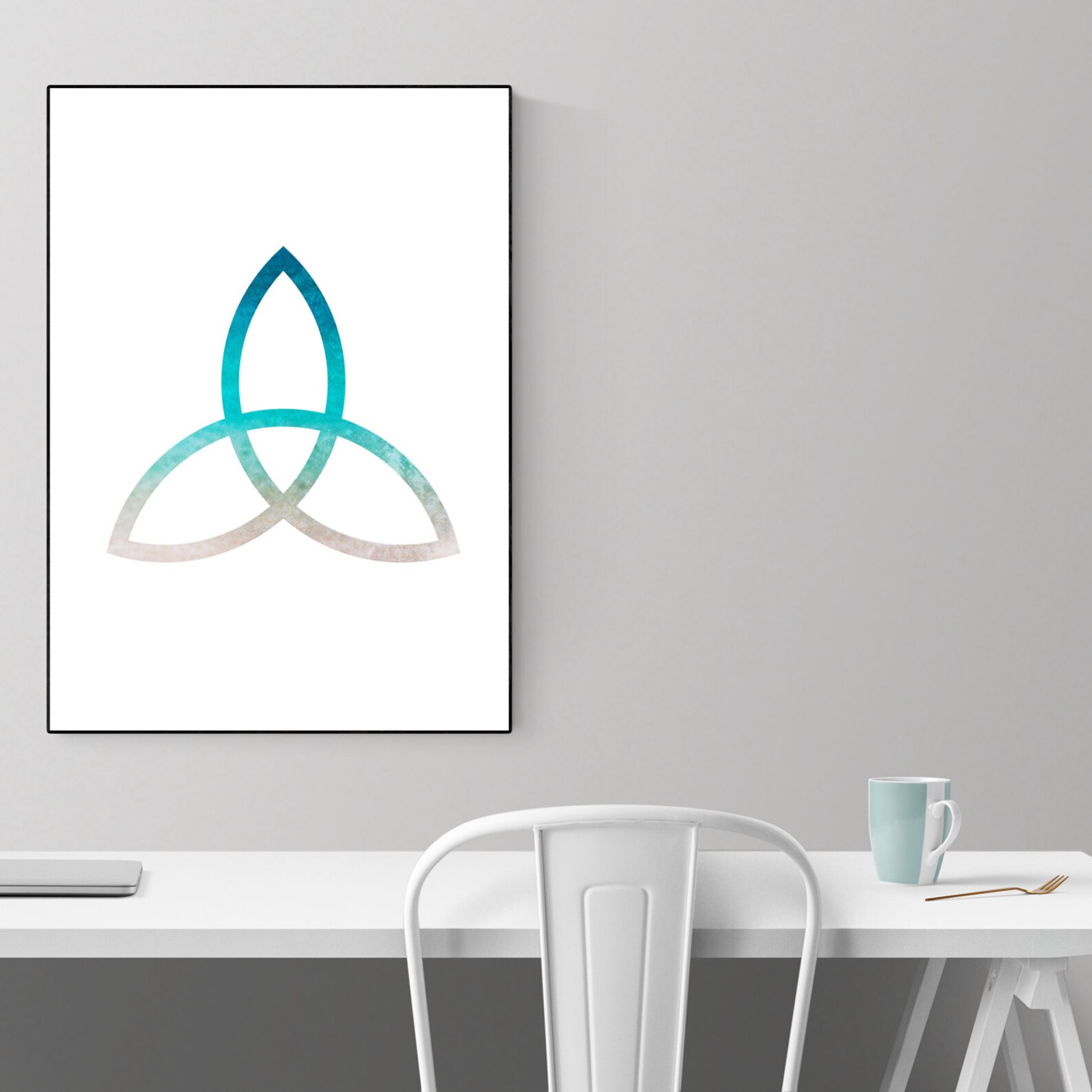 Instant Download Printable Art - Trinity Symbol - Triquetra - Celtic ...