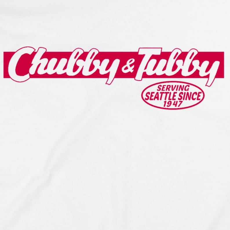 Chubby and Tubby T-shirt! Direct From Seattle! - Etsy