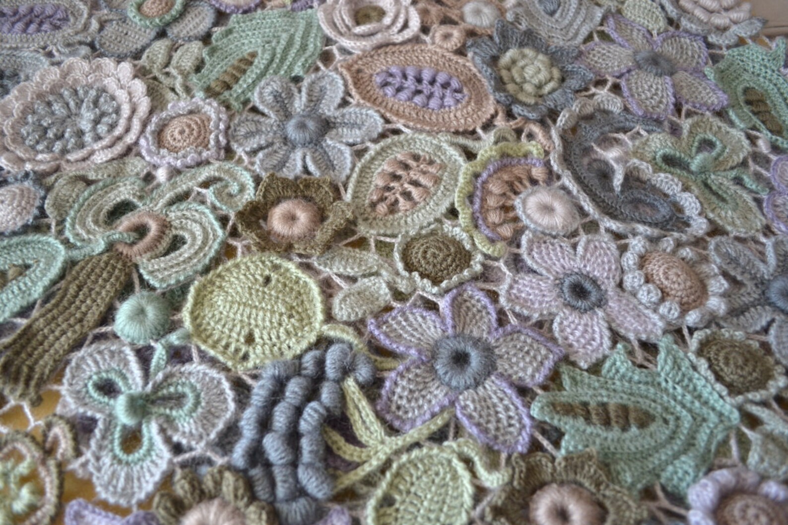 Lace Shawl Irish Crochet Size:67 X 20170 X 50 - Etsy