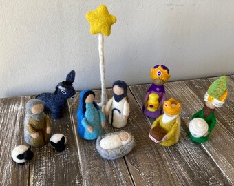 Felted Nativity - Etsy