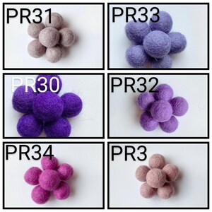 Bulk Felt Balls, Choose Your Colors. Custom Felt Ball Garland. Felt ...