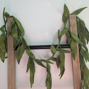 Vine Garland. Felt Leaf Garland. Felt Vine Garland. 6ft - Etsy