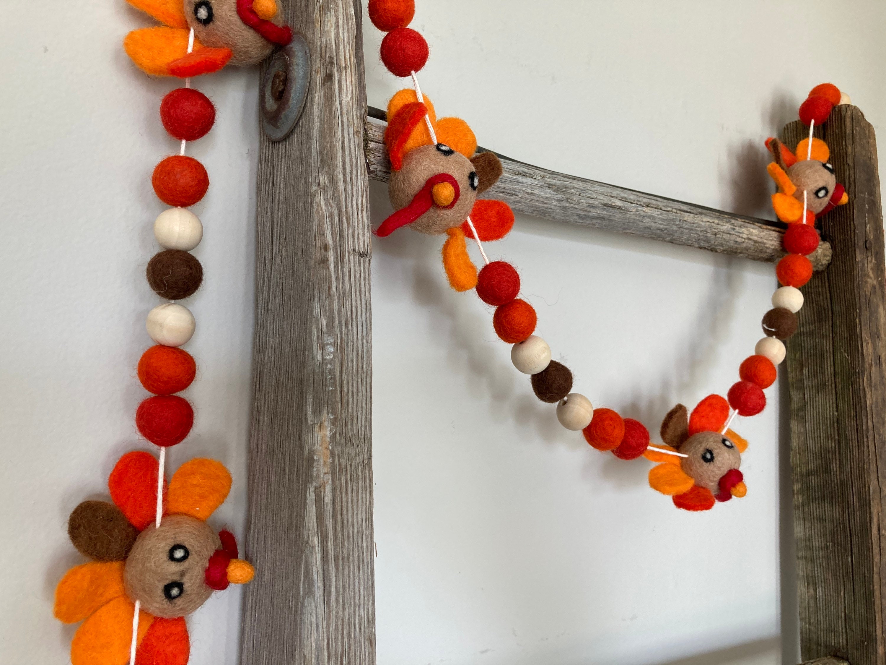 Turkey Garland. Thanksgiving Garland. Thanksgiving Decor. | Etsy