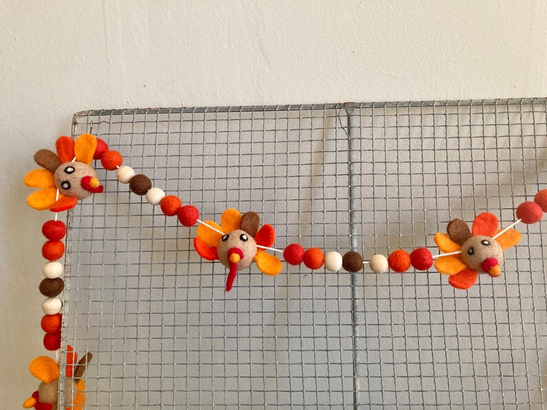Turkey Garland. Thanksgiving Garland. Thanksgiving Decor. | Etsy