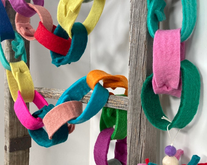 Countdown Chain. Countdown Calendar. Felt Chains. Party Decor - Etsy