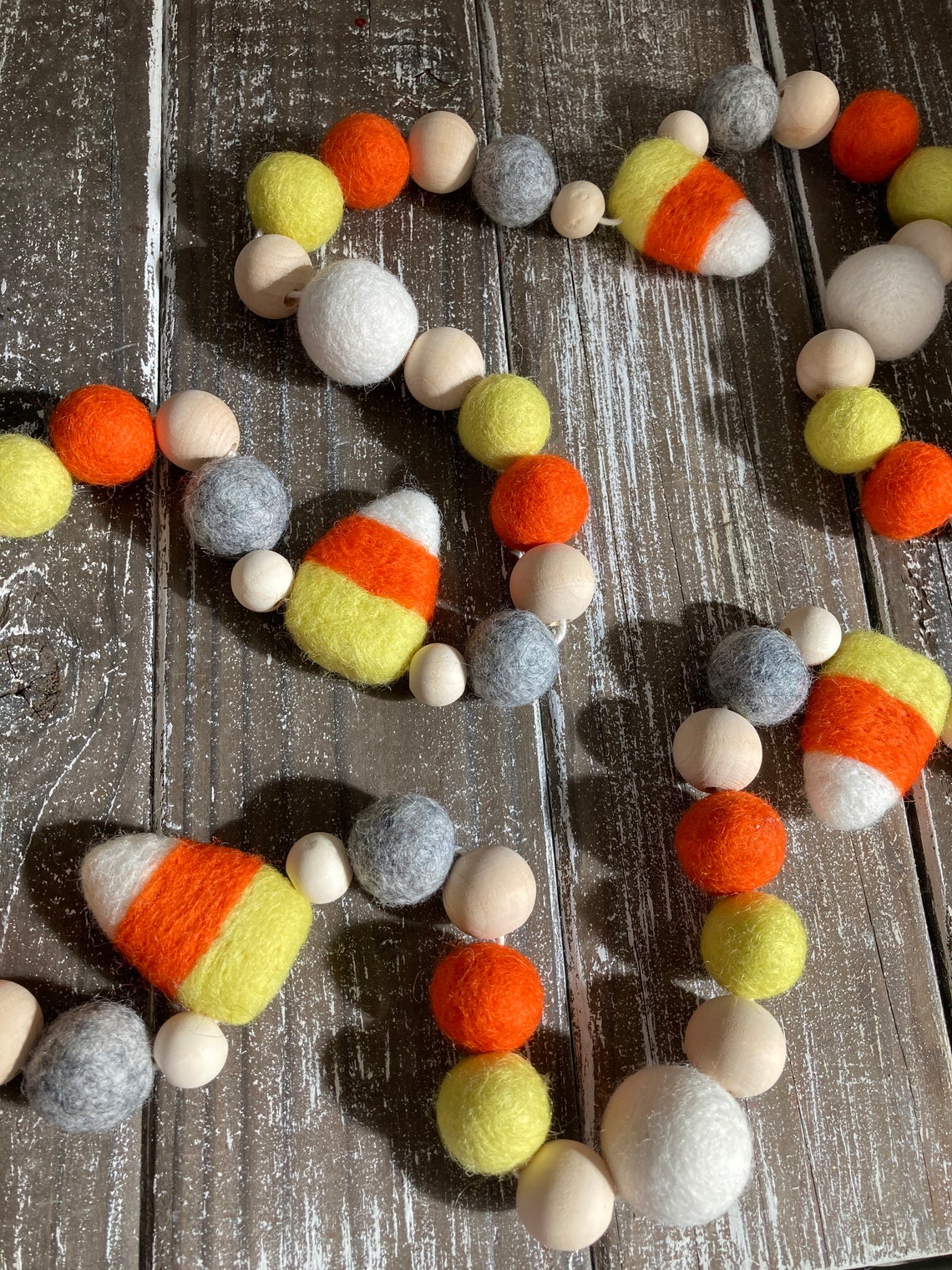 Candy Corn Garland. Felt Candy Corn. Candy Corn - Etsy