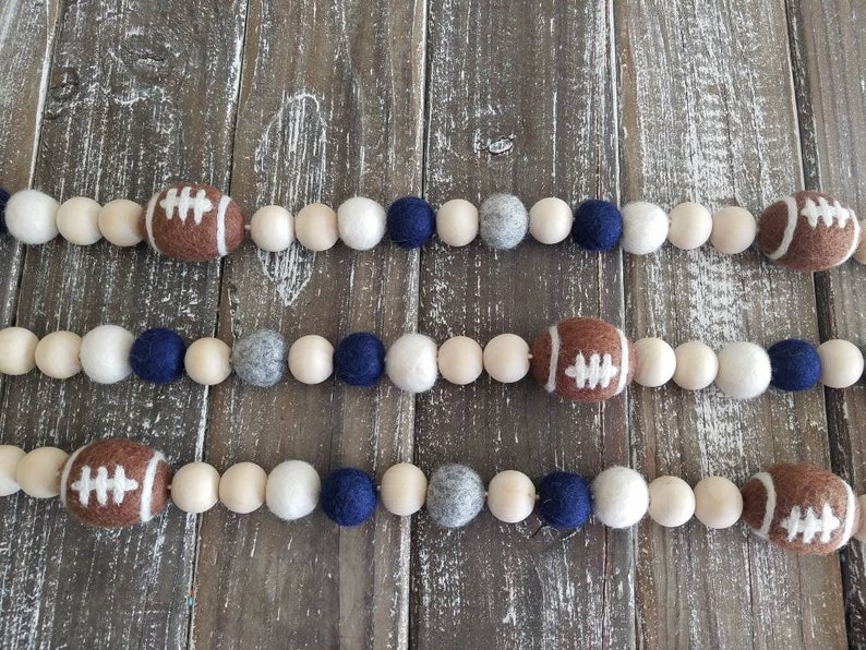Football Decor. Football Garland. Boys Bedroom Decor. Boys - Etsy