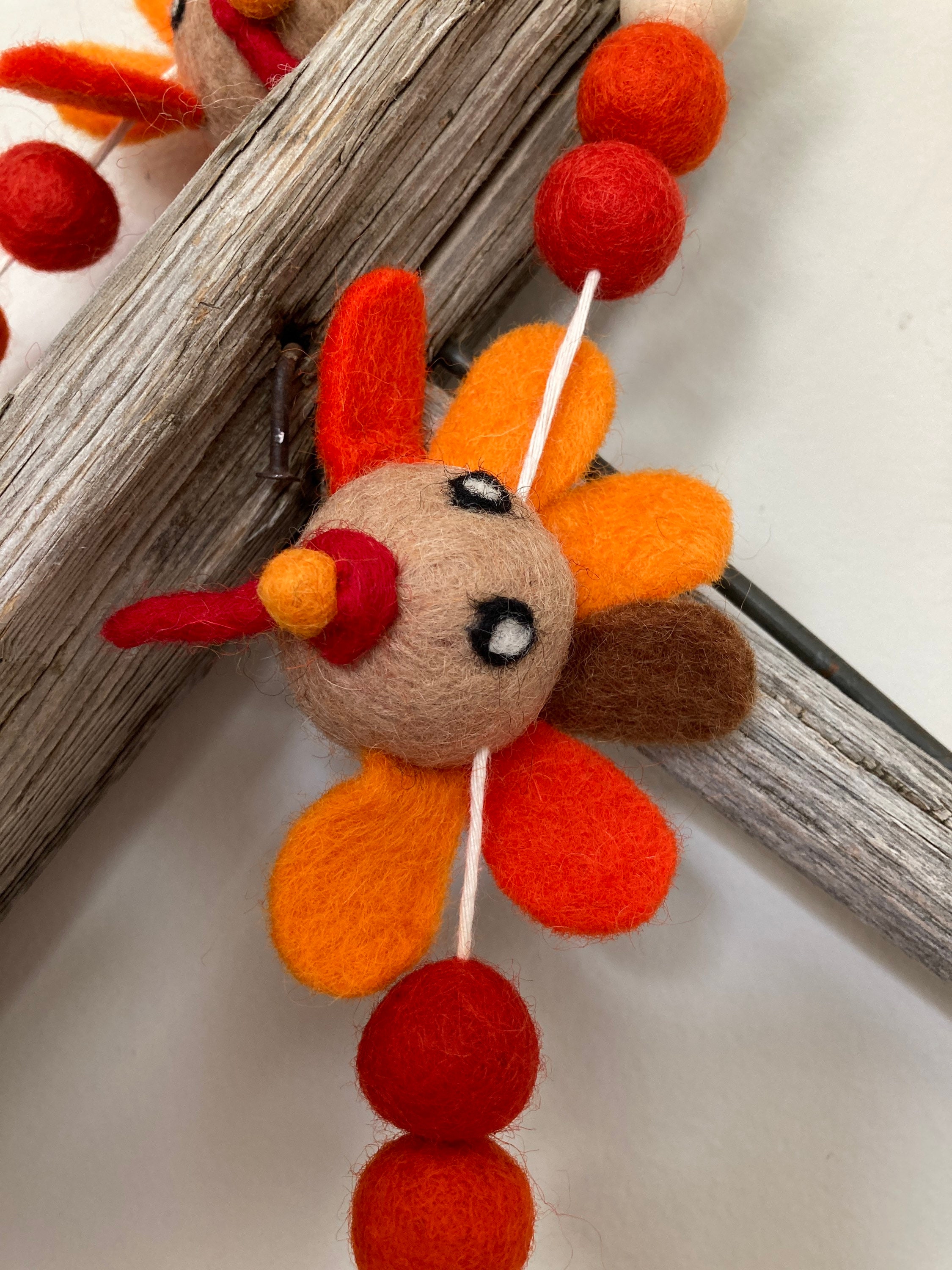 Turkey Garland. Thanksgiving Garland. Thanksgiving Decor. | Etsy