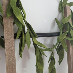 Vine Garland. Felt Leaf Garland. Felt Vine Garland. 6ft - Etsy