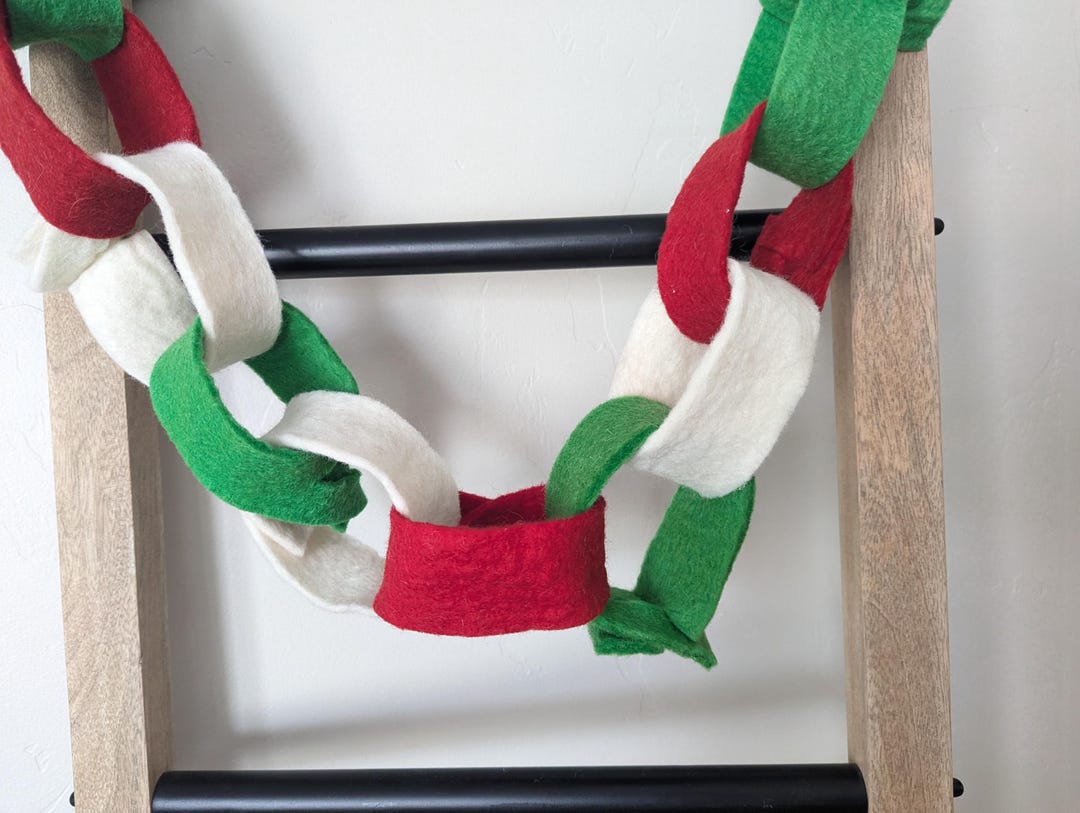 Christmas Countdown Chain. Countdown Calendar. Felt Chains. Custom - Etsy