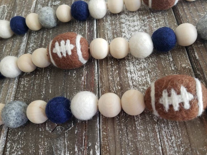 Football Decor. Football Garland. Boys Bedroom Decor. Boys - Etsy