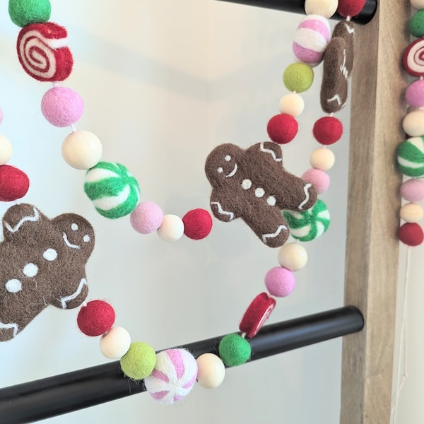 Gingerbread Garland - Etsy