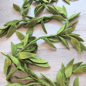 Vine Garland. Felt Leaf Garland. Felt Vine Garland. 6ft - Etsy