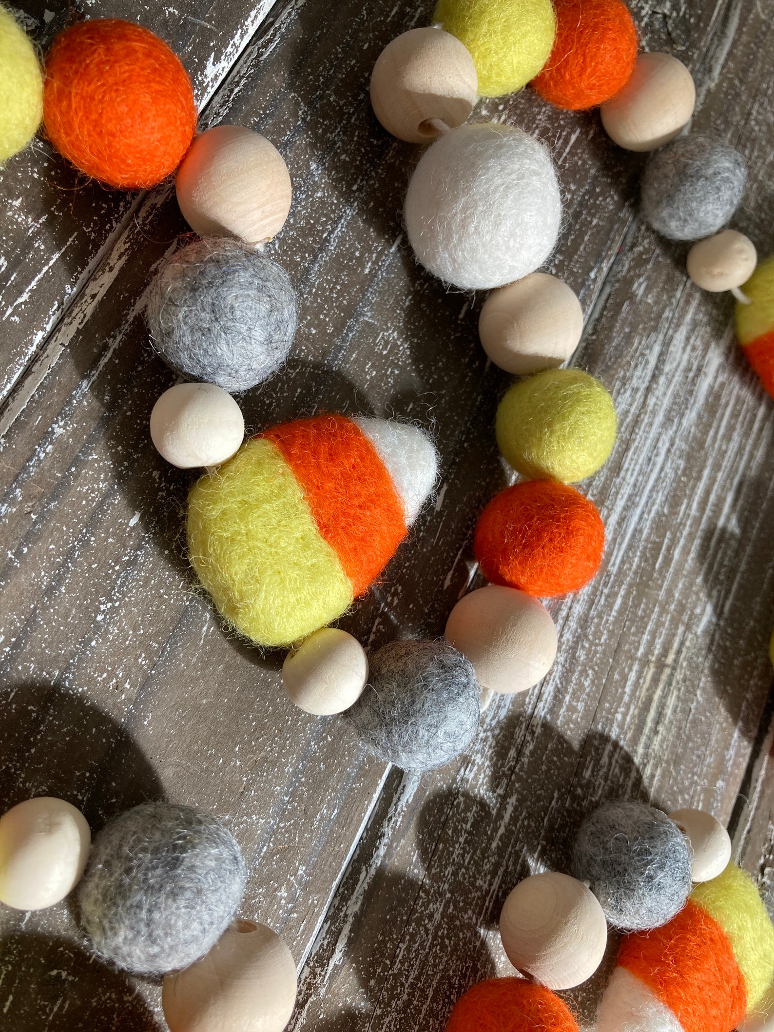 Candy Corn Garland. Felt Candy Corn. Candy Corn - Etsy