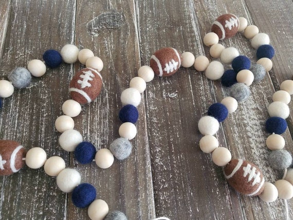 Football Decor. Football Garland. Boys Bedroom Decor. Boys - Etsy