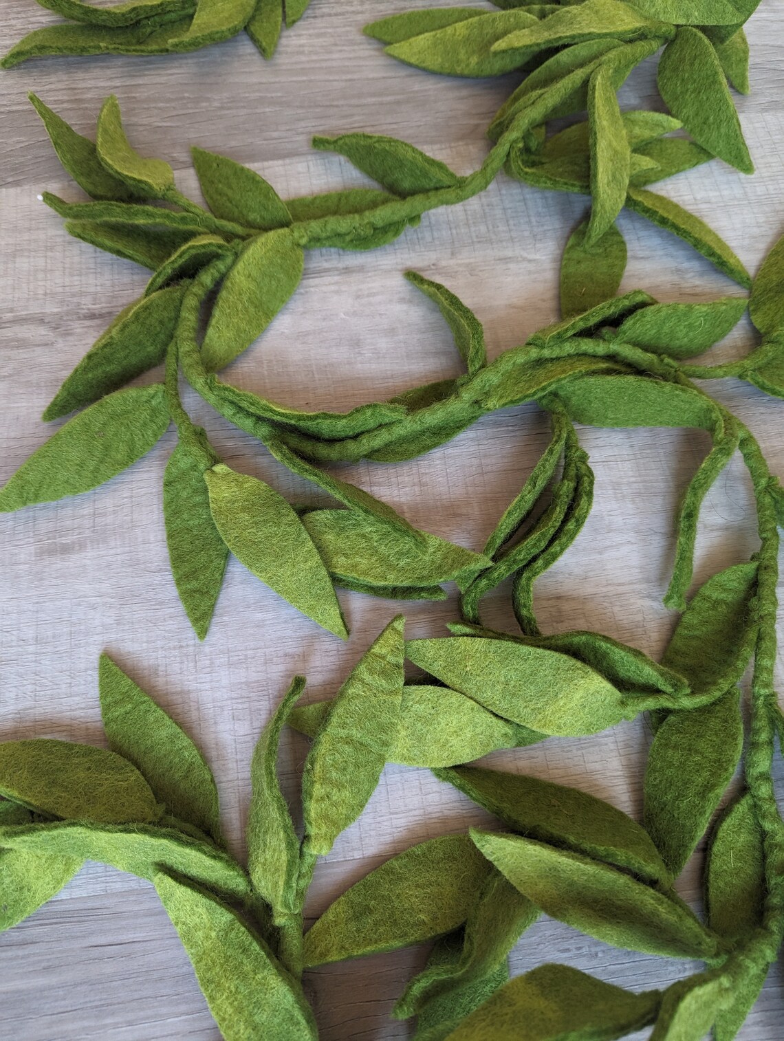 Vine Garland. Felt Leaf Garland. Felt Vine Garland. 6ft - Etsy