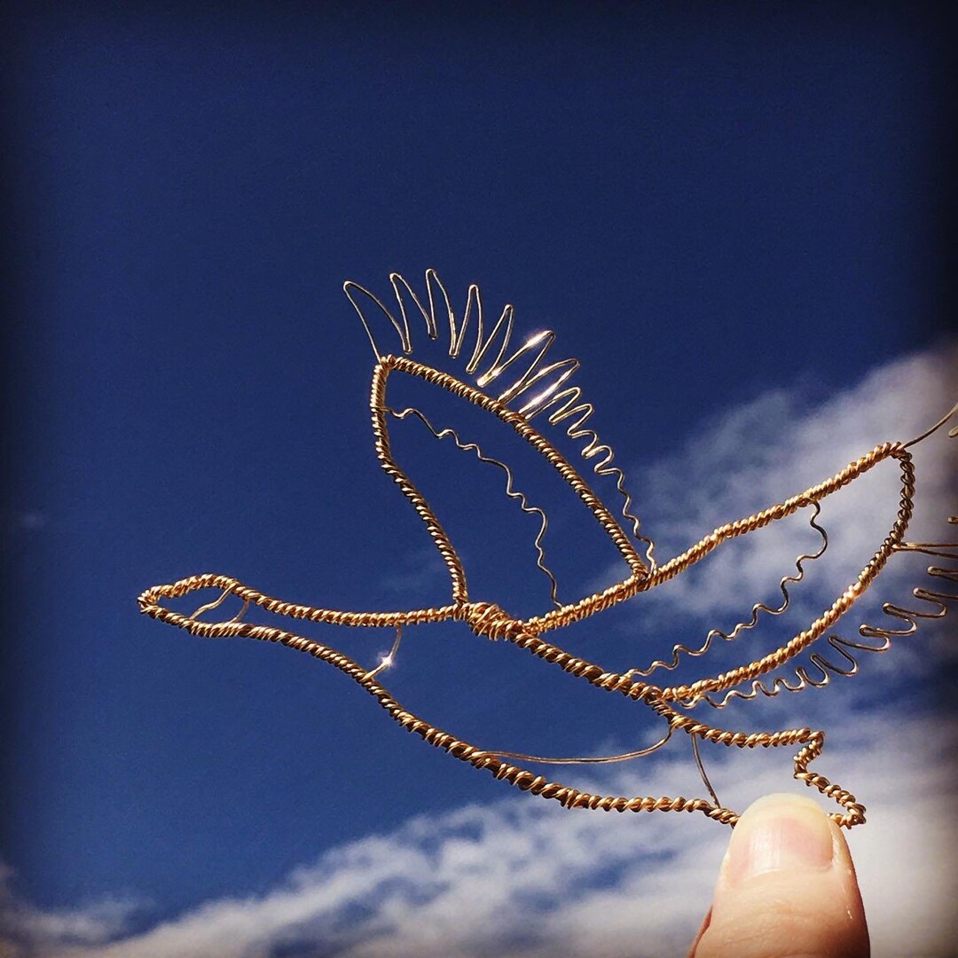 Canadian Goose, Wire Goose Ornament - Etsy