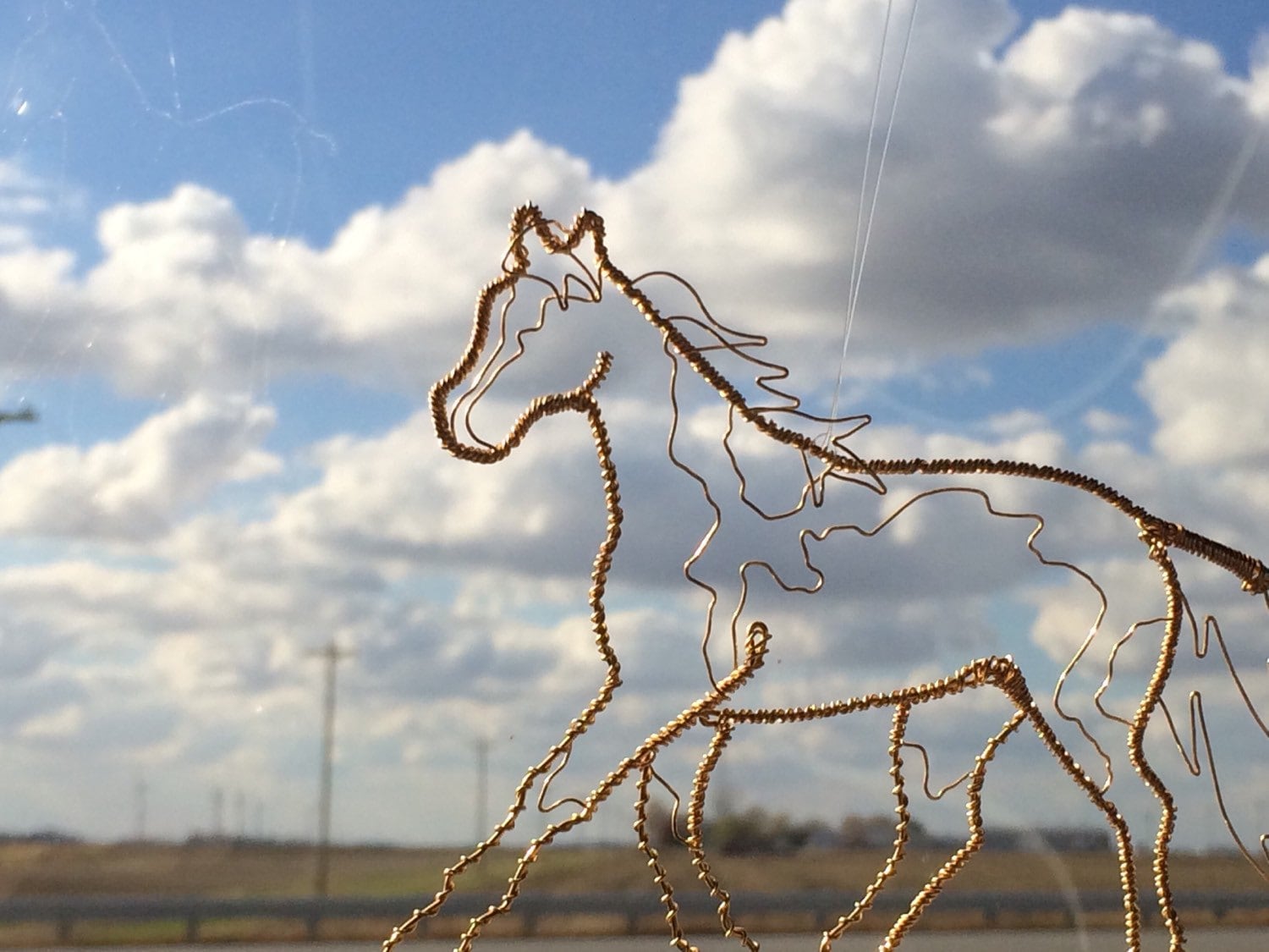 Paint Horse Wire Horse Ornament - Etsy