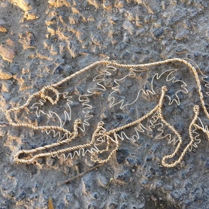 Border Collie, Wire Border Collie Ornament, Dog, Gold - Etsy