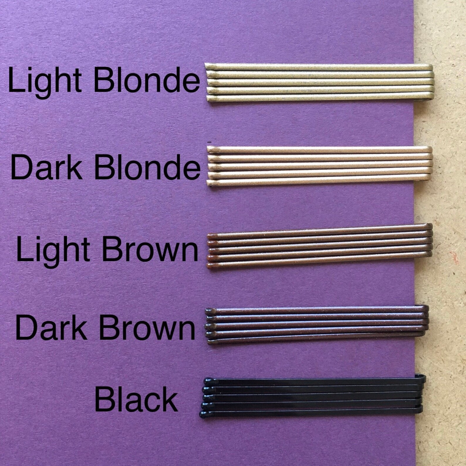 Bobby Pins, Beaded Flower Bobby Pins, Translucent Rainbow - Set of 5 ...