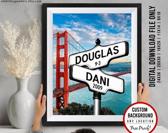 Wedding Street Sign - Etsy