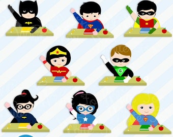 Superhero Clipart For Teachers