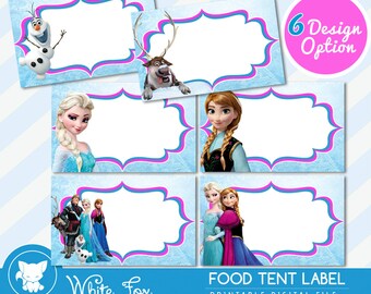 Party Food Labels | Etsy