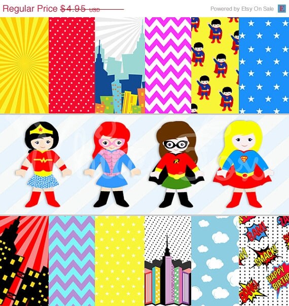 Superhero Clipart For Teachers