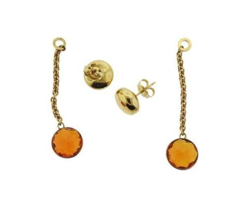 Chimento Sigilli 18K Yellow Gold Citrine Removable Drop Dangle - Etsy